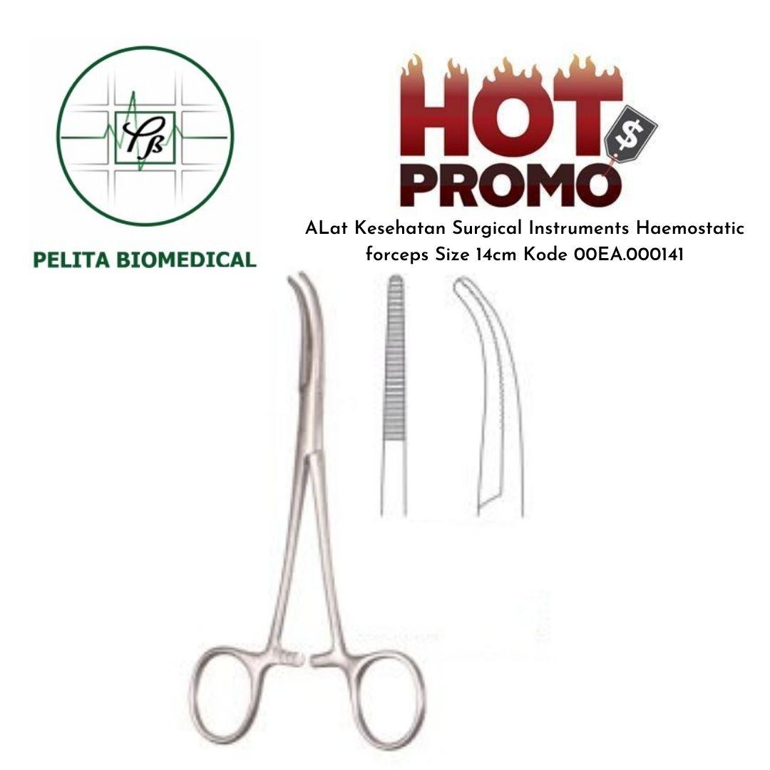 Jual ALat Kesehatan Surgical Instruments Haemostatic forceps Size 14cm ...