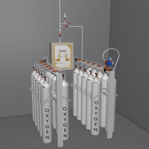 Jual FRES SISTEM MEDICAL GAS MANIFOLD, HEADER 2X6, PIGTAIL (O2 /N2O/ N2 ...