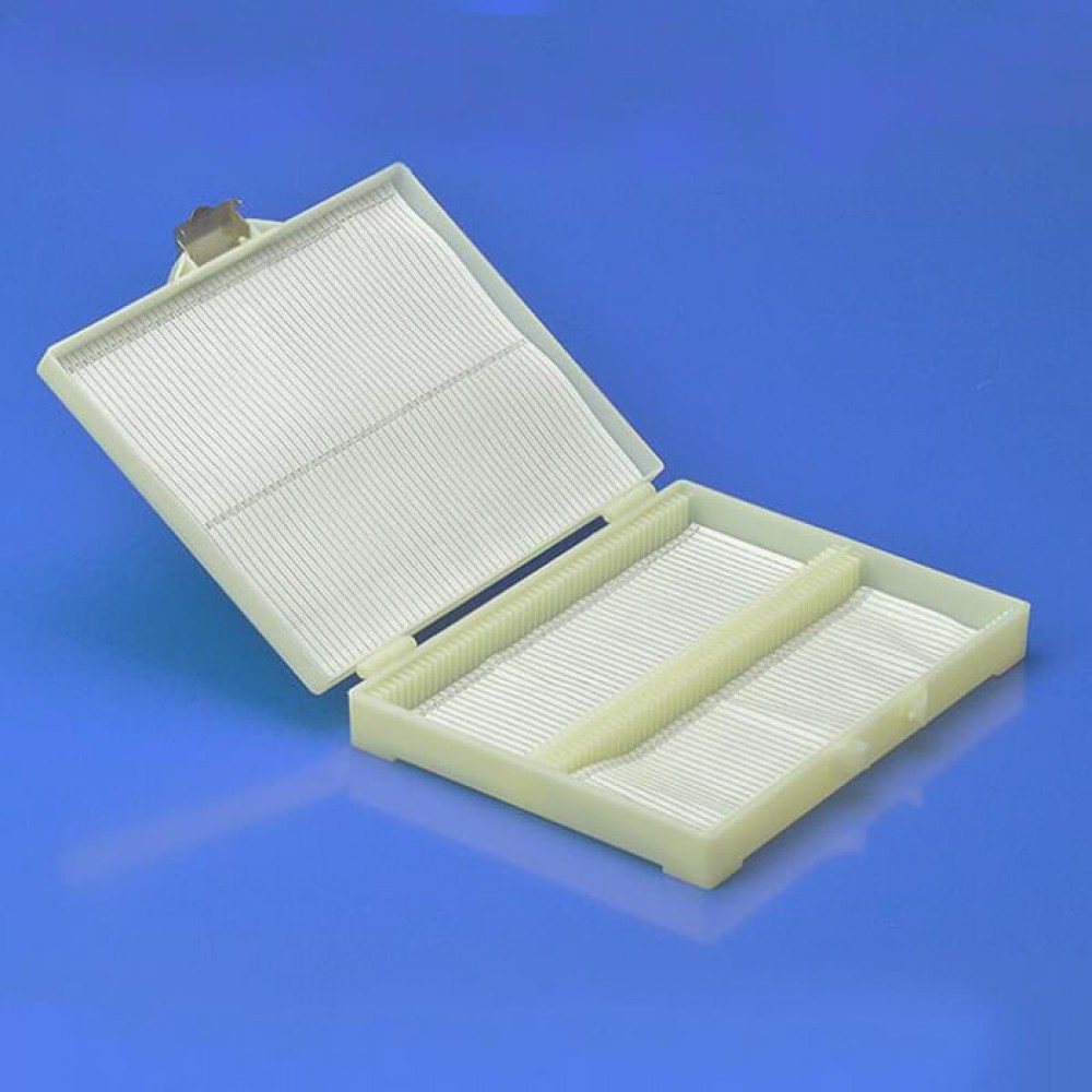 Jual MICROSCOPE GLASS SLIDE STORAGE 100 PCS - PENYIMPANAN GELAS KACA ...