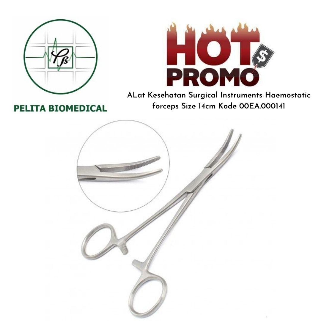 Jual ALat Kesehatan Surgical Instruments Haemostatic forceps Size 14cm ...