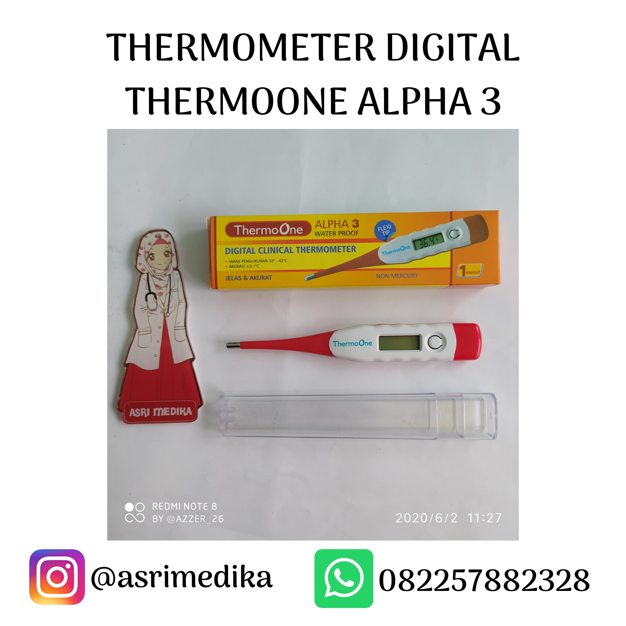 Jual thermometer digital termoone alpha 3 dari ASRI MEDIKA - Goalkes