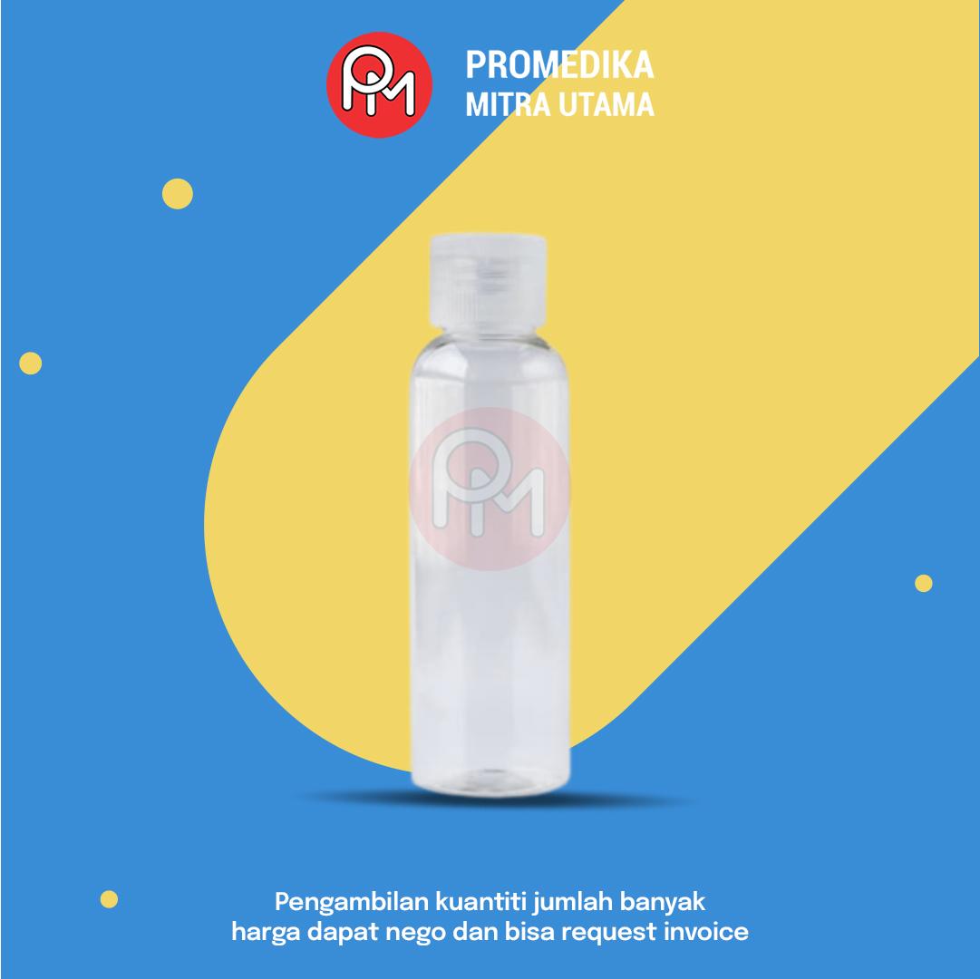 Jual Botol Fliptop 100ml / Plastik Flip Top 100 ml dari PT. Promedika Mitra Utama - Goalkes