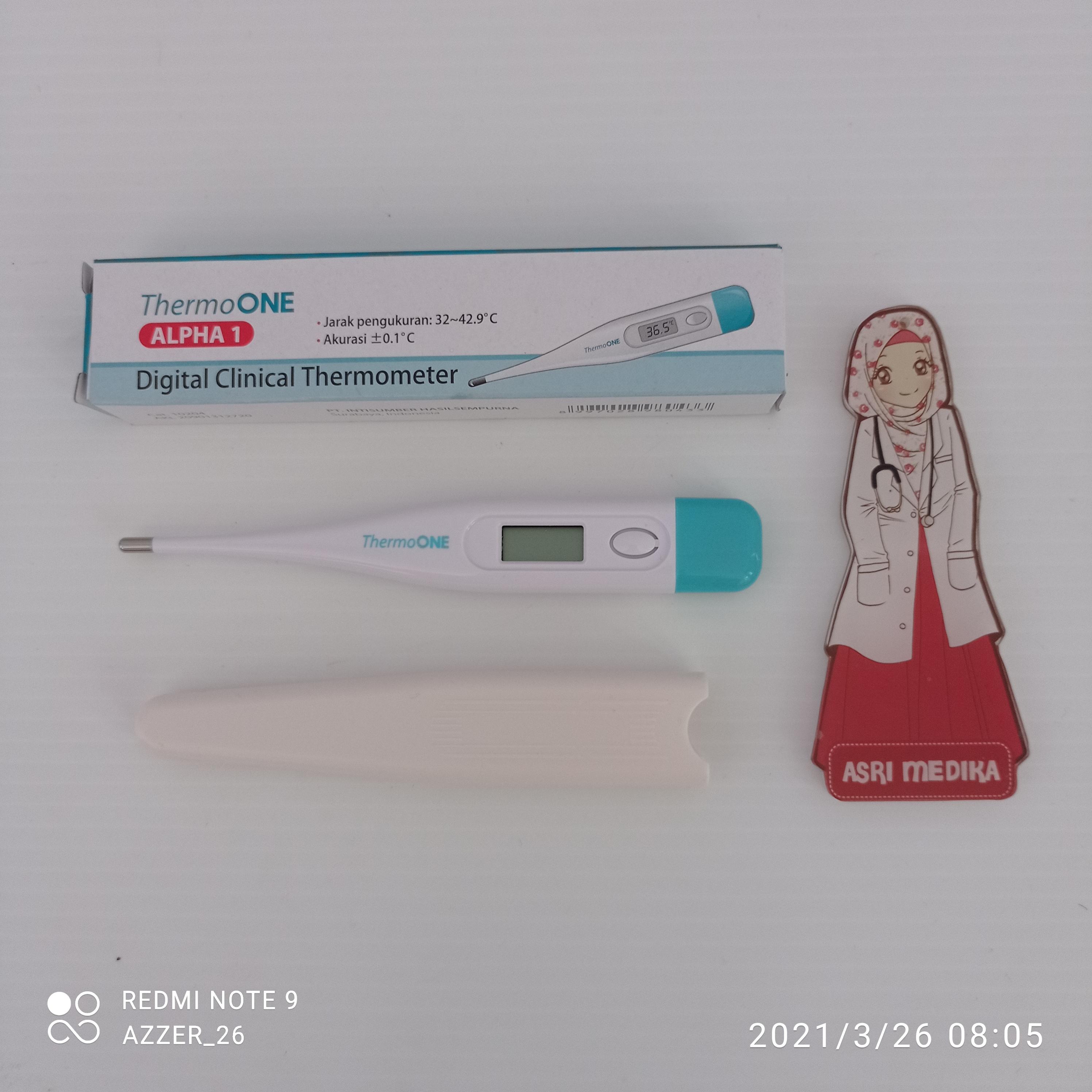 Jual thermometer digital termoone alpha 1 dari ASRI MEDIKA - Goalkes