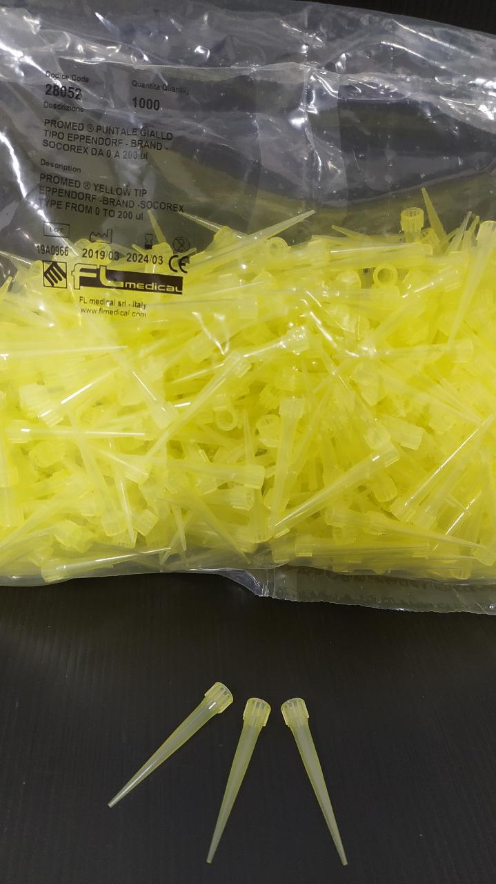 Jual Promed Yellow Tip Eppendorf | PE Material |Vol. 0-200ul dari ...
