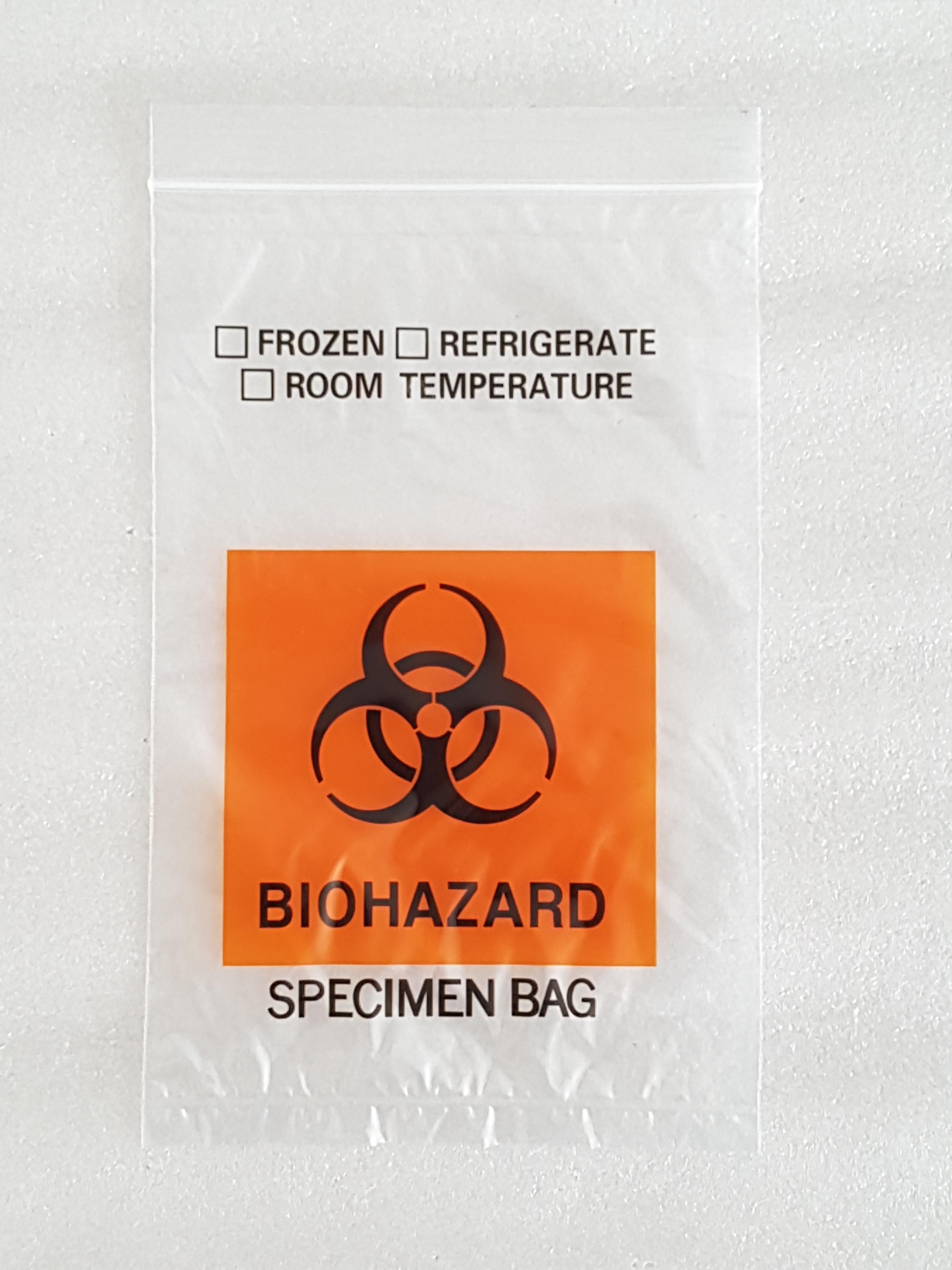 Jual Biohazard Specimen Bag PE 15x23cm 3ply dari Innodia - Goalkes