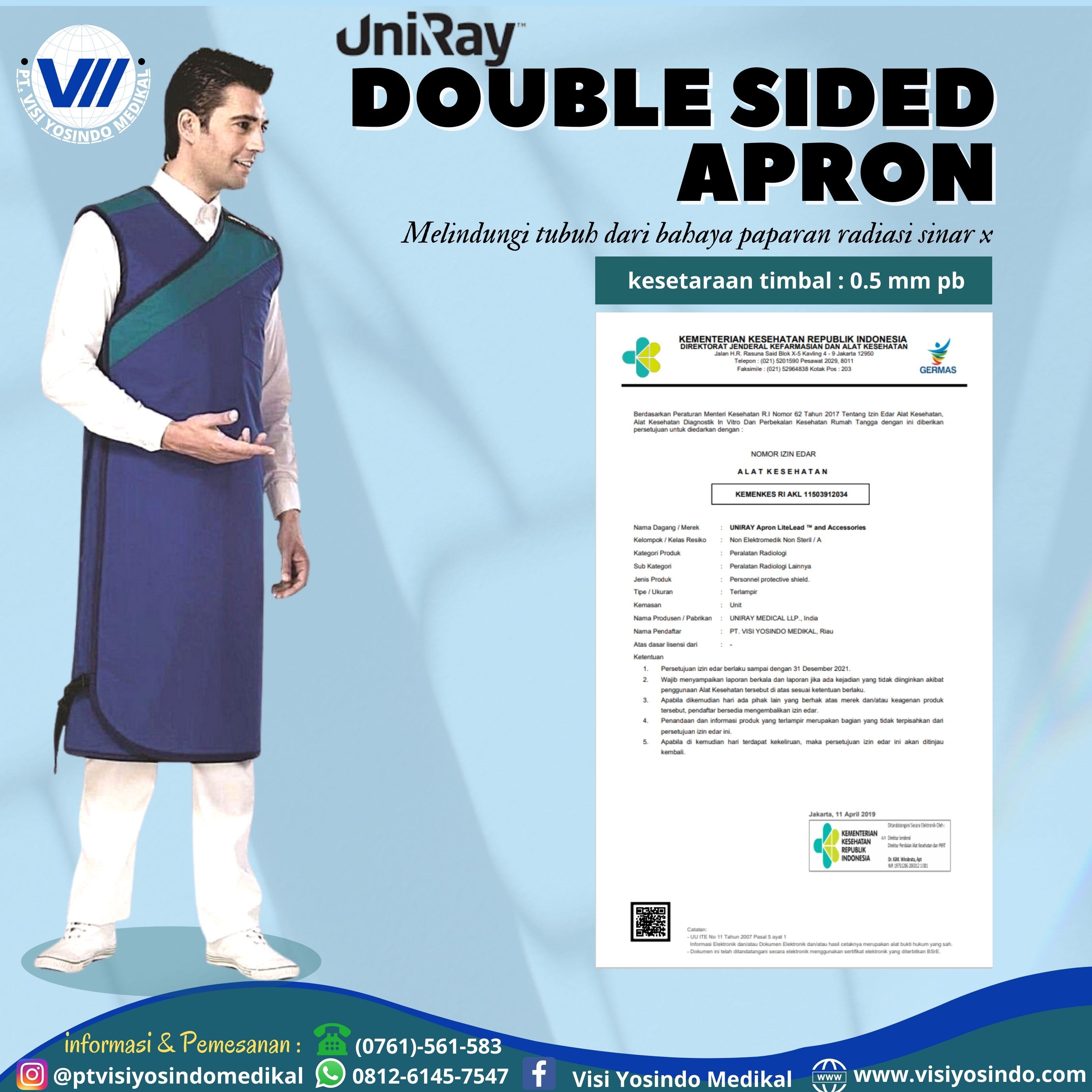 Jual Double Sided Apron (Size Large) dari PT. Visi Yosindo Medikal ...