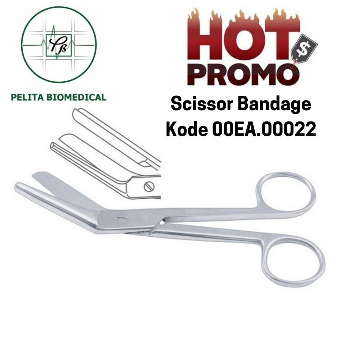 Jual Scissor Bandage Size 18cm - Gunting Medical Kode 00EA.00022 dari ...