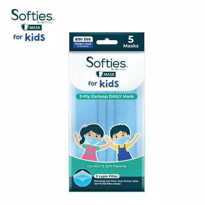 Jual SOFTIES DAILY MASK FOR KIDS dari Cipta Multi Persada - Goalkes