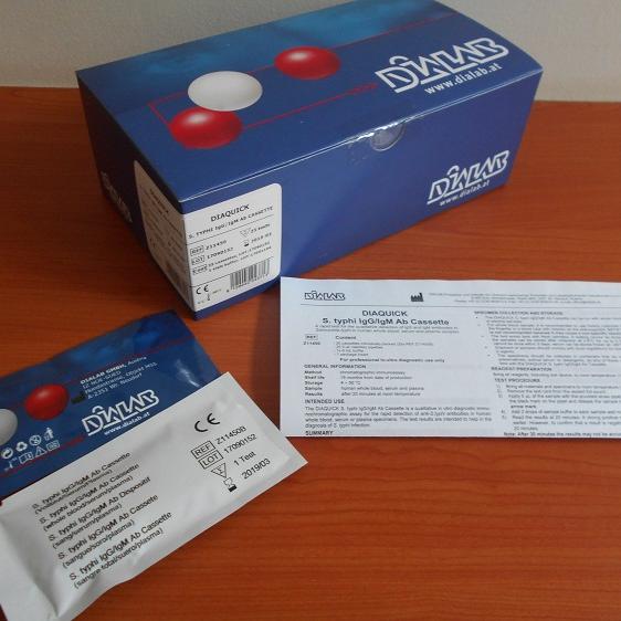 Jual Dialab Diaquick S. typhi IgG/IgM Ab Cassette dari Multi Sarana ...